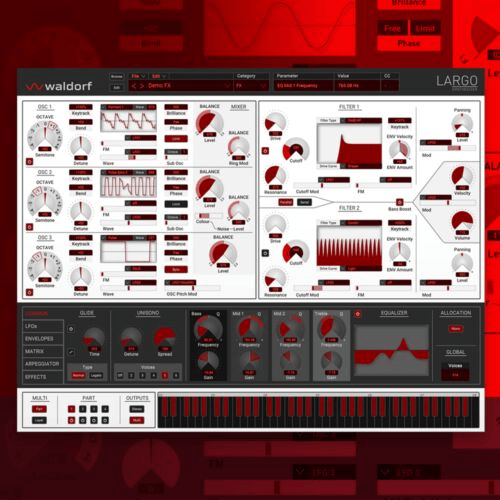 Waldorf Largo 2 Synthesizer Plug-in | Sweetwater