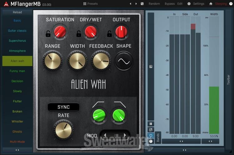 MeldaProduction MFlangerMB Flanger Effect Plug-in | Sweetwater