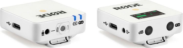 Rode Wireless GO Compact Wireless Microphone System - White | Sweetwater