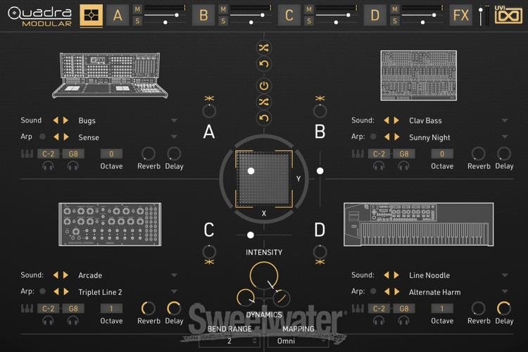 UVI Quadra Modular Multi-instrument and Sequence Designer Software | Sweetwater