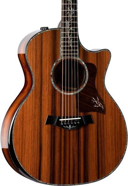 Taylor PS12ce 12-fret Acoustic-electric Guitar - Natural Sinker Redwood ...