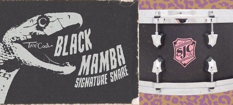 SJC Custom Drums Tre Cool Signature Steel Snare Drum - 6.5 x 14 inch ...