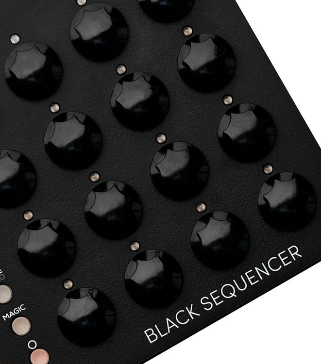 Erica Synths Black Sequencer Eurorack Sequencer Module | Sweetwater