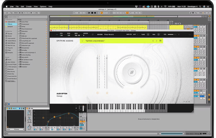 Spitfire Audio Alex Epton Entropy Synthesizer and Percussion Plug-in ...