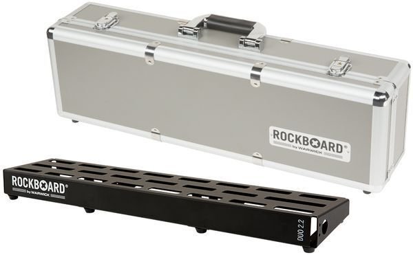 RockBoard by Warwick Duo 2.2 Pedalboard with Flight Case | Sweetwater