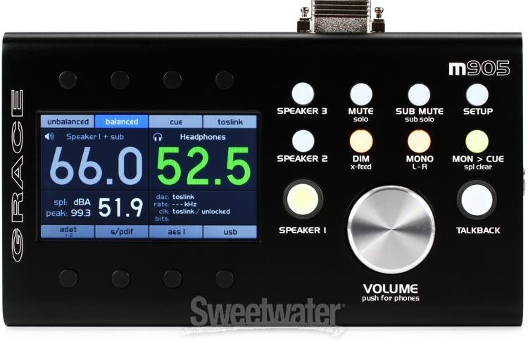 Grace Design m905 Analog Monitor Control System with Remote - Black ...