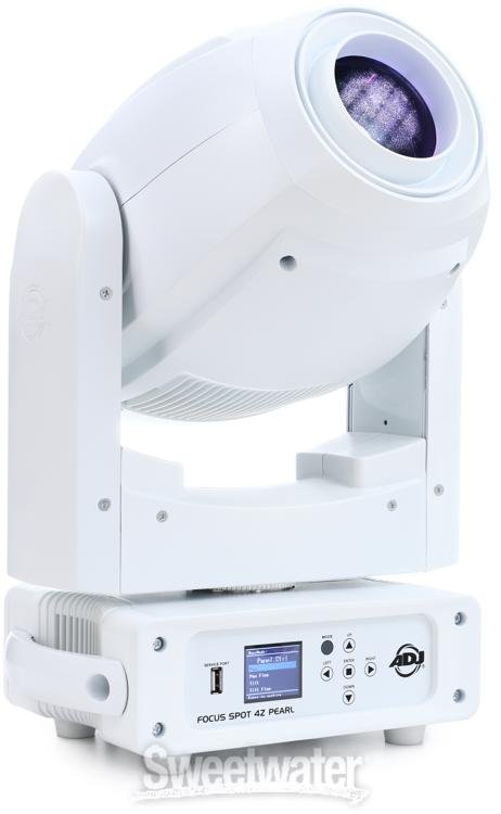ADJ Focus Spot 4Z Pearl 200W LED Moving-Head Spot - White Chassis ...