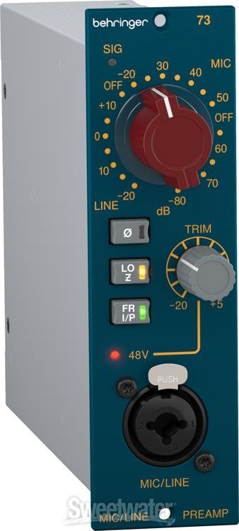 Behringer 73 Microphone Preamp | Sweetwater
