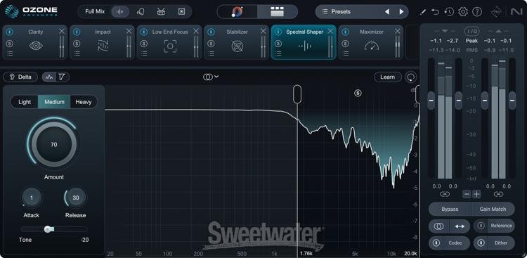 iZotope Ozone 12 Advanced Mastering Software Suite - Upgrade from Any Version of Ozone Standard ...