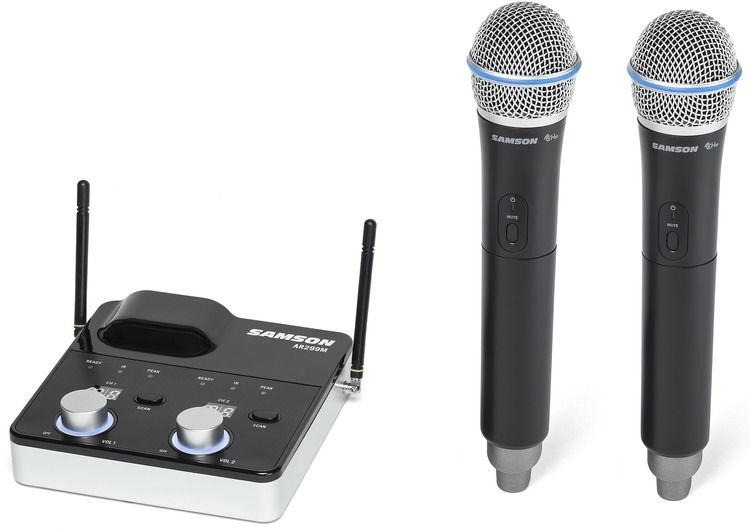 Samson Concert 288m Handheld Dual-Channel Wireless System with Q8x ...