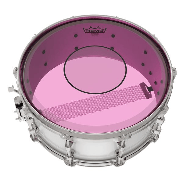 Remo Powerstroke 77 Colortone Pink Snare Drumhead - 14 inch | Sweetwater