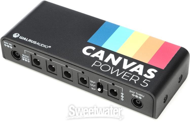 Walrus Audio Canvas Power 5 Pedal Power Supply | Sweetwater