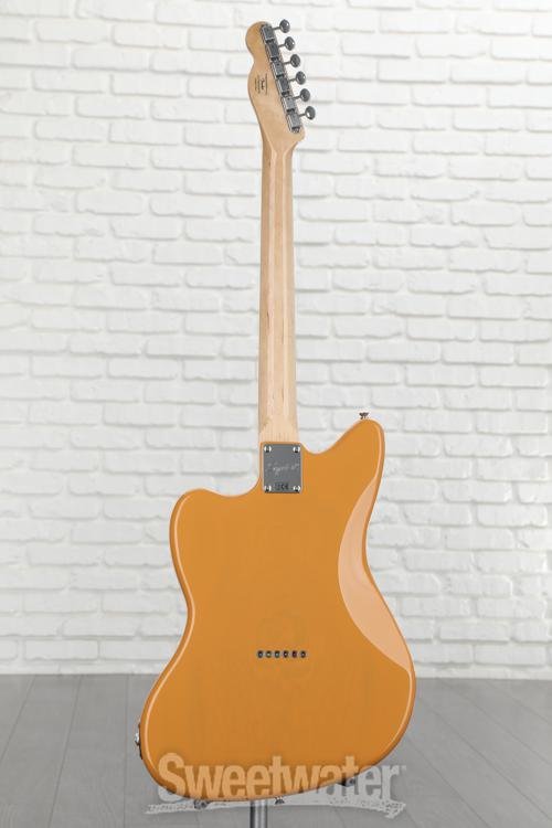 Squier Paranormal Offset Telecaster - Butterscotch Blonde with Black ...
