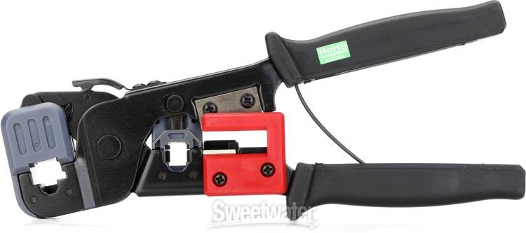 StarTech.com RJ45 RJ11 Crimp Tool with Cable Stripper | Sweetwater