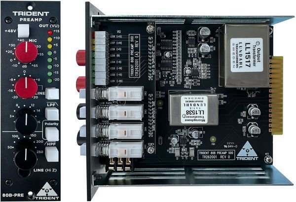 Trident Audio Developments 80B 500 Series Mic Preamp | Sweetwater