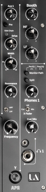 Union Audio elara.6 Pro 6-channel Rotary Analog DJ Mixer - Black | Sweetwater