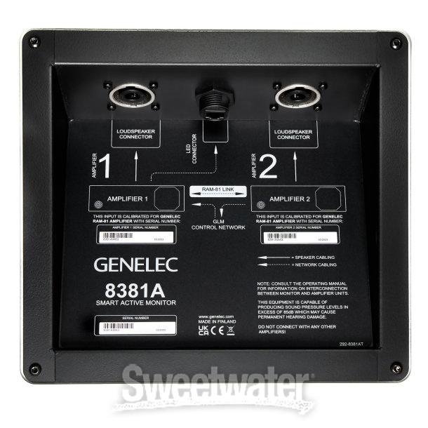 Genelec 8381A SAM Adaptive Point Source Main Monitor - White | Sweetwater