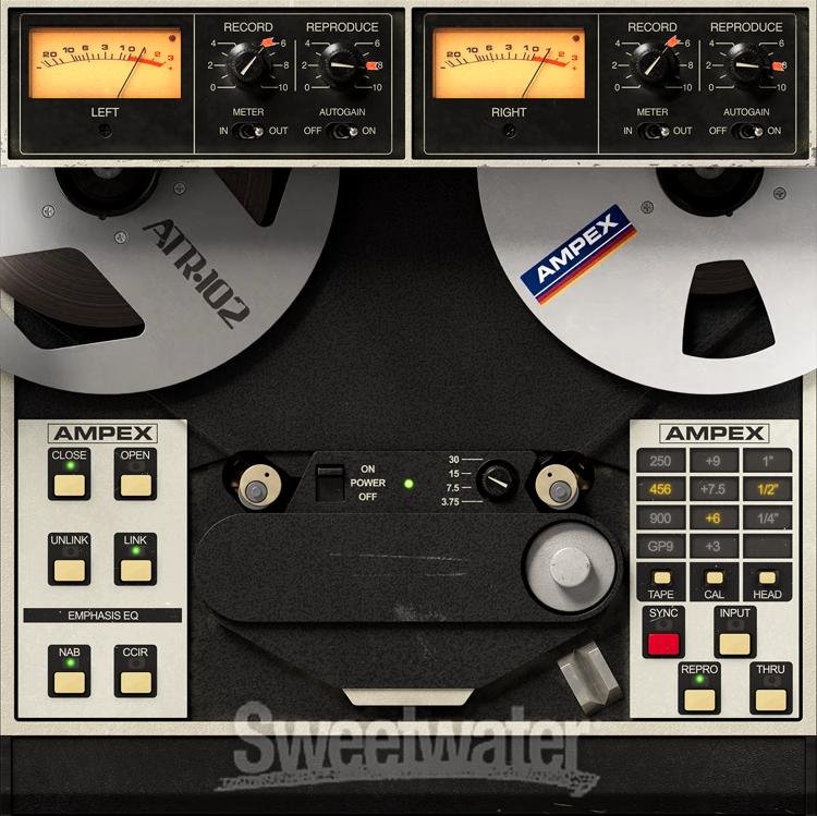 Universal Audio Ampex ATR-102 Mastering Tape Recorder Plug-in | Sweetwater