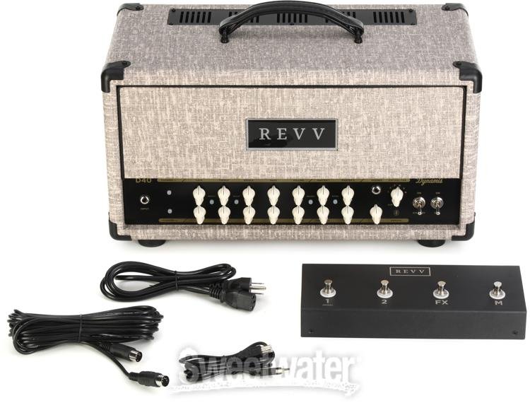Revv Dynamis D40 2-channel 40/10-watt Tube Amplifier Head - Fawn ...
