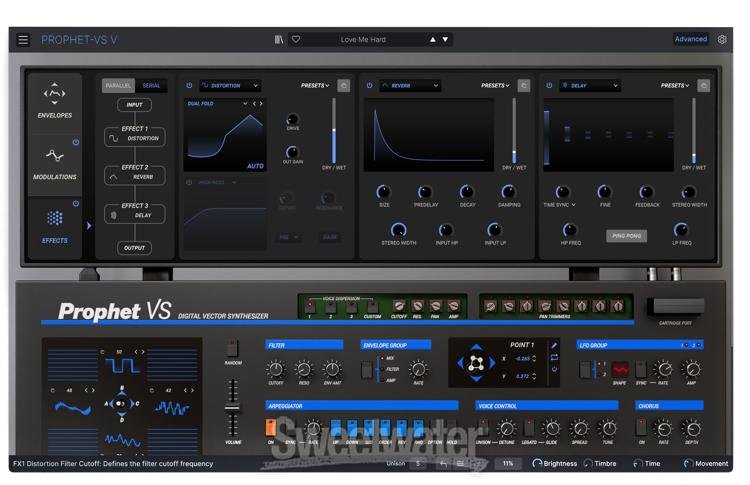 Arturia Prophet VS Analog Synthesizer Software Instrument | Sweetwater