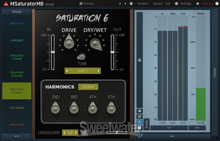 MeldaProduction MSaturatorMB Saturation Plug-in | Sweetwater