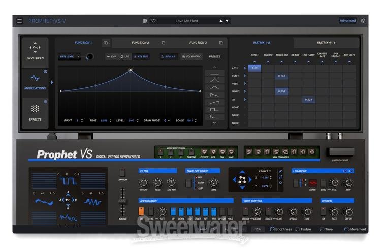 Arturia Prophet VS Analog Synthesizer Software Instrument | Sweetwater
