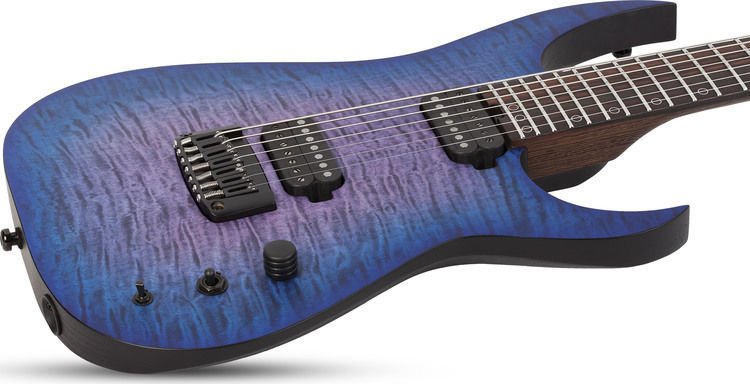 Schecter USA Keith Merrow KM-7 MK-III Pro - Blue Crimson Pearl | Sweetwater