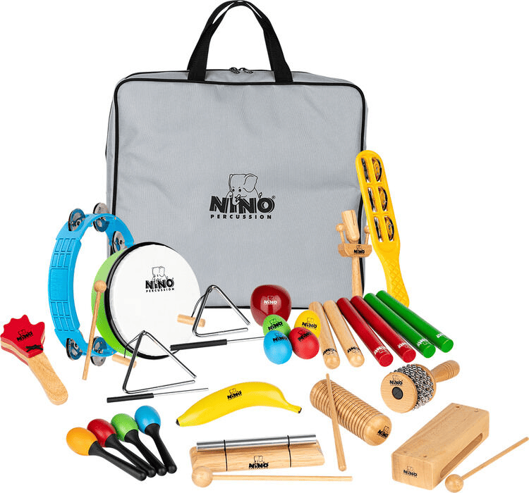Nino Mixed Rhythm Set - 24-piece, Storage Bag | Sweetwater