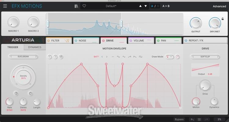 Arturia Efx Motions Dynamic Sound Shaping Plug-in | Sweetwater