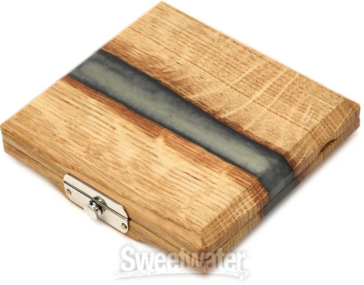 Reediano Tenor Saxophone and Bass Clarinet Reed Case - Oak with Gray ...