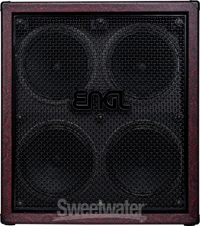 ENGL Amplifiers E412XXL 240-watt 4 x 12-inch Cabinet - Red Snakeskin ...