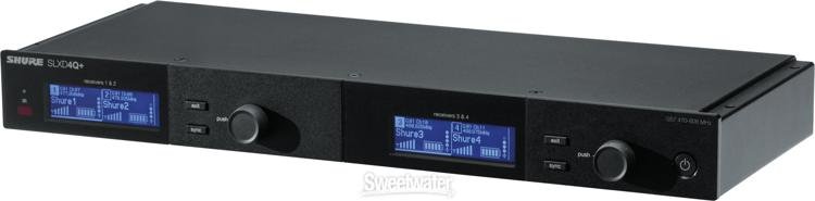 Shure SLXD4Q+ Quad Wireless Receiver - G57 Band | Sweetwater