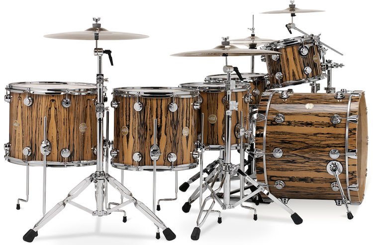 DW Collector's Series Exotic 7-piece Shell Pack with Snare Drum ...