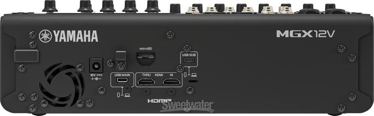 Yamaha MGX12V Digital Mixer - Black | Sweetwater
