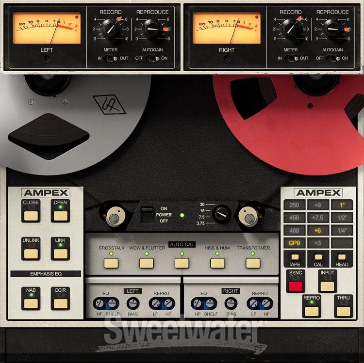 Universal Audio Ampex ATR-102 Mastering Tape Recorder Plug-in | Sweetwater