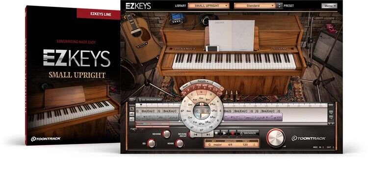 Toontrack Small Upright EKX Expansion for EZkeys 2 | Sweetwater