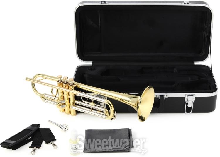 S.E. Shires STRA10 Model A Student Bb Trumpet - Clear Lacquer | Sweetwater