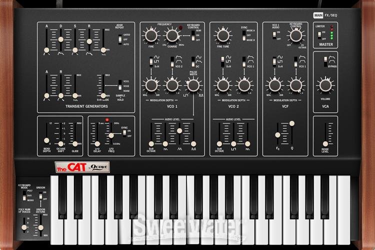 Cherry Audio Octave Cat Virtual Analog Synthesizer | Sweetwater