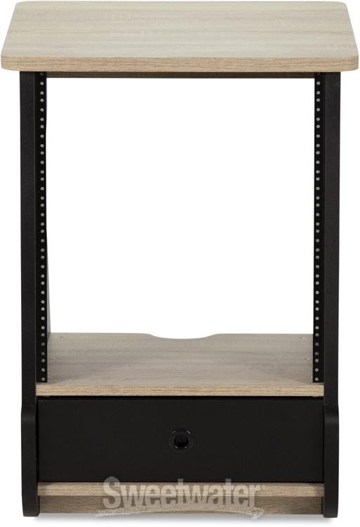 Zaor Miza Rack 12 MKII 12U Studio Rack - Black Oak | Sweetwater