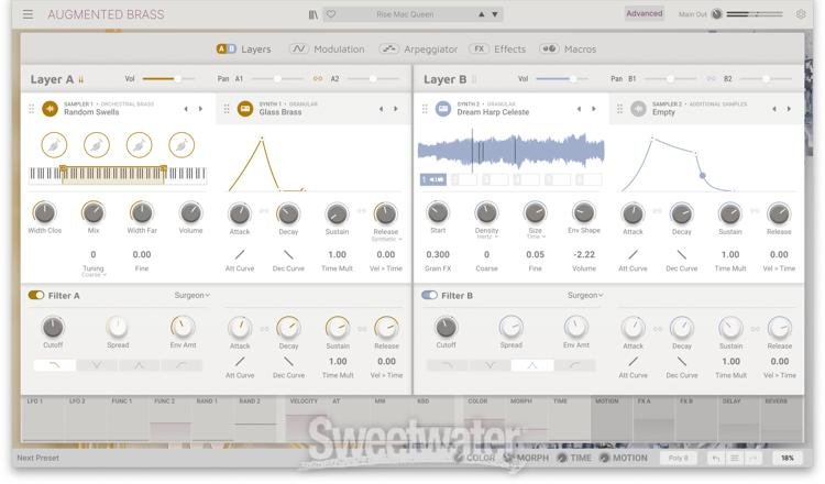 Arturia Augmented Brass Software Instrument | Sweetwater