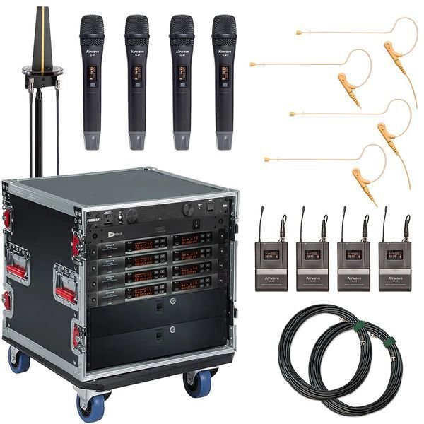 Airwave Technologies AT-SYS-8-Combo 8-channel Wireless Microphone ...