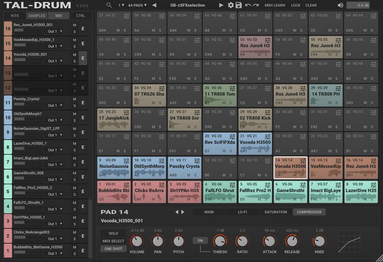 TAL Software TAL-Drum Software Instrument | Sweetwater