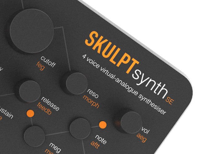 Modal Electronics Skulpt SE Portable 4 Voice Virtual Analog Synthesizer ...