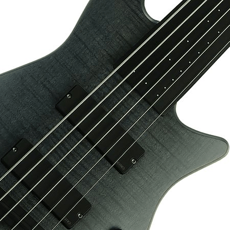 NS Design CR6 Radius Fretless Bass Guitar - Charcoal Satin | Sweetwater