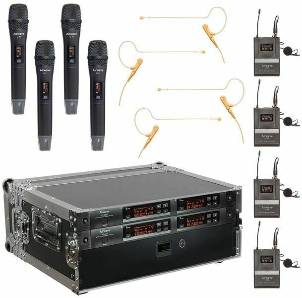 Airwave Technologies AT-RS4 4-channel Wireless Microphone System ...