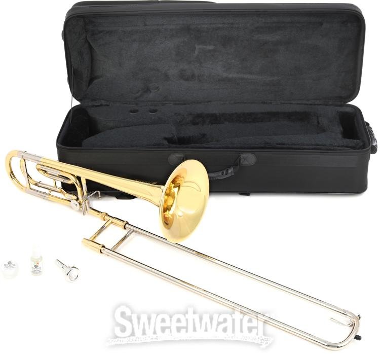 Jupiter JTB1150F Intermediate Trombone - F Attachment - Clear Lacquer ...