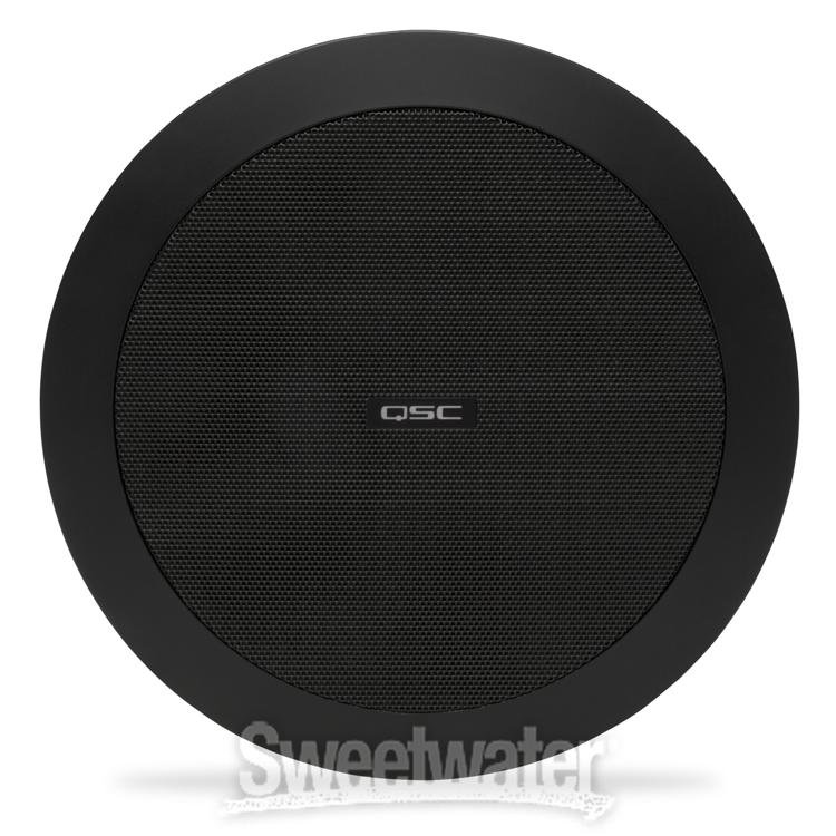 QSC AcousticDesign AD-C4T 4.5-inch 2-way Ceiling Speaker - Black ...