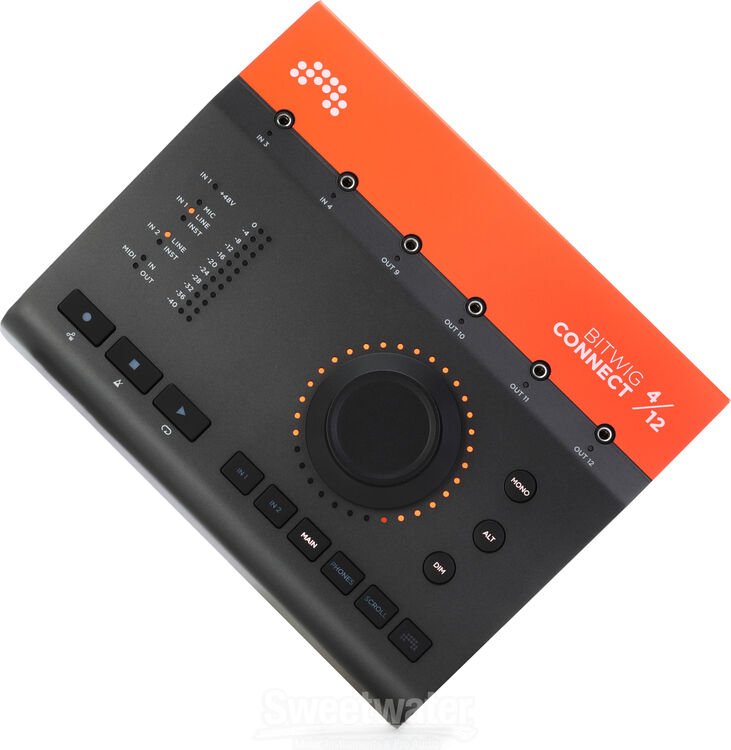 Bitwig Connect 4/12 4x12 USB-C Audio Interface | Sweetwater