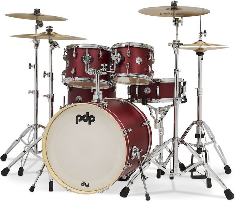 PDP Spectrum Series 5-piece Shell Pack - 20" Kick - Red | Sweetwater