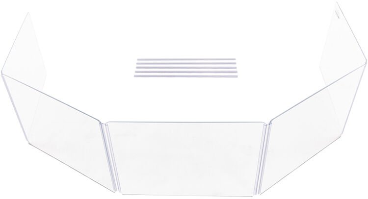 ClearSonic CSP AX2418x5 Acrylic Height Extender - 5-panel | Sweetwater